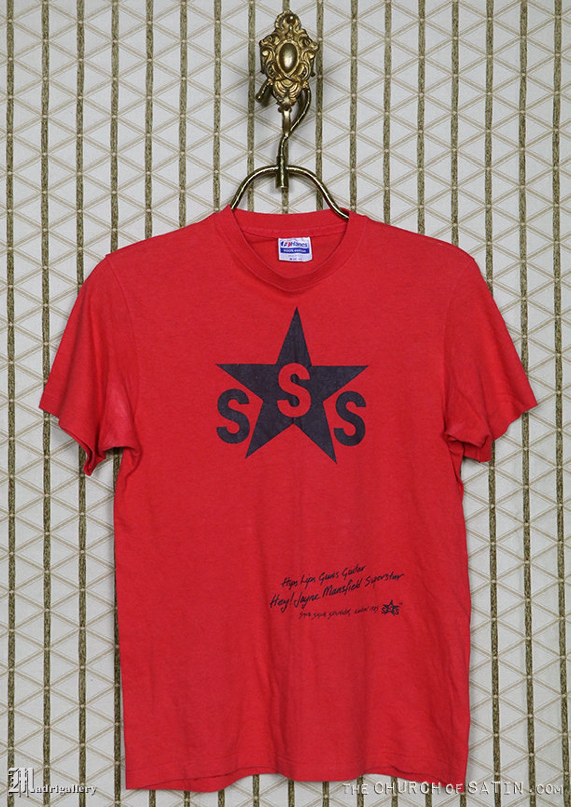 Sigue Sigue Sputnik T-shirt Vintage Rare Tee Shirt Red - Etsy