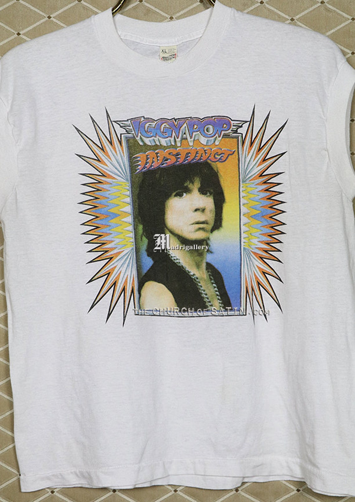 Iggy Pop Shirt Vintage Rare, Stooges, David Bowie New York Dolls Lou ...