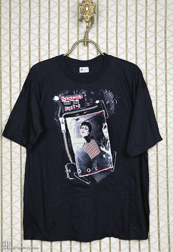 Siouxsie & the Banshees shirt, vintage rare black T-s… - Gem Siouxsie & the Banshees shirt, vintage rare black T-s… - Gem