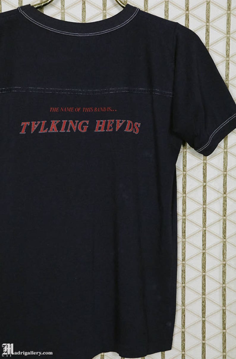 Talking Heads Vintage Rare T-shirt Black Tee Shirt the Name - Etsy