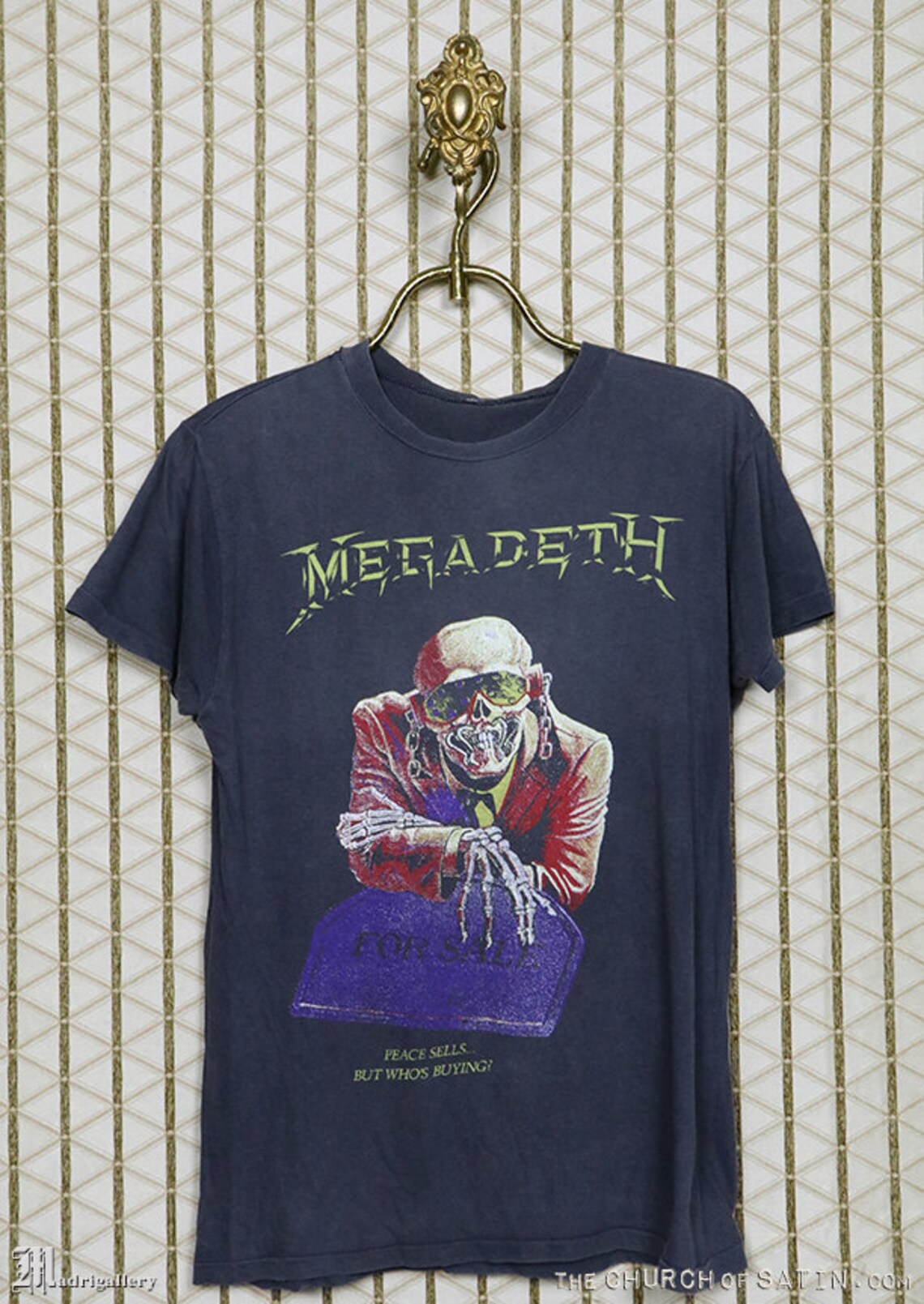 Megadeth T-shirt Vintage Rare Faded Black Tee Shirt Thrash - Etsy