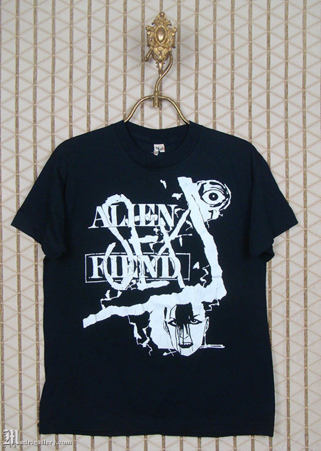 Alien S E X Fiend on SCREEN STARS Vintage Rare T-shirt, Black Tee Shirt ...