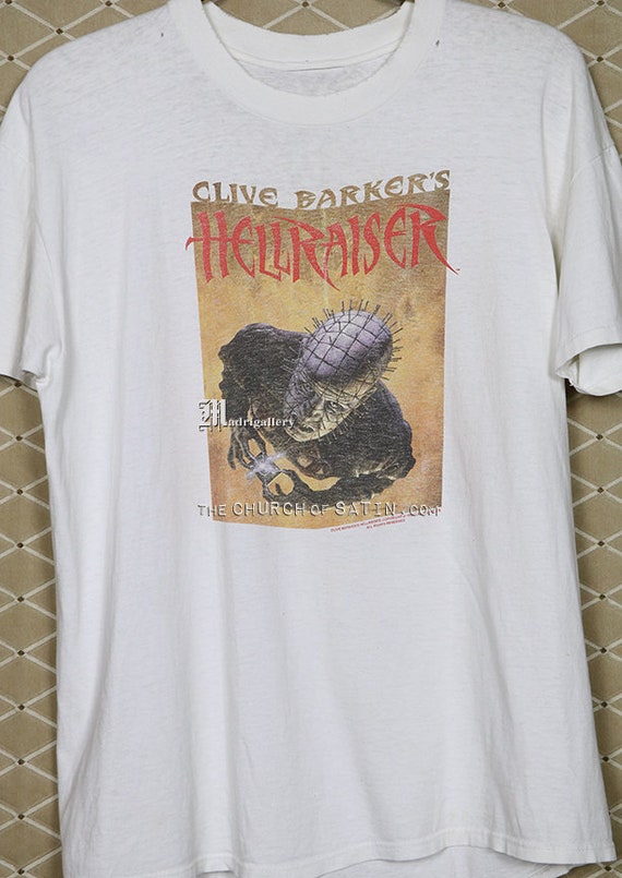 Hellraiser shirt, 1990 vintage rare horror movie t-sh… - Gem