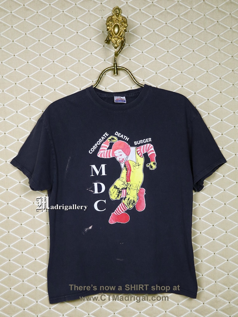 MDC Shirt vintage seltenes T-Shirt Punk Rock Fugazi Dead - Etsy Österreich