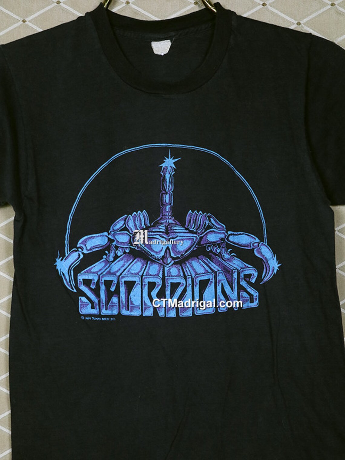 Scorpions Tour T-shirt, Lovedrive 1979 Vintage Rare Shirt, Kiss Motley ...