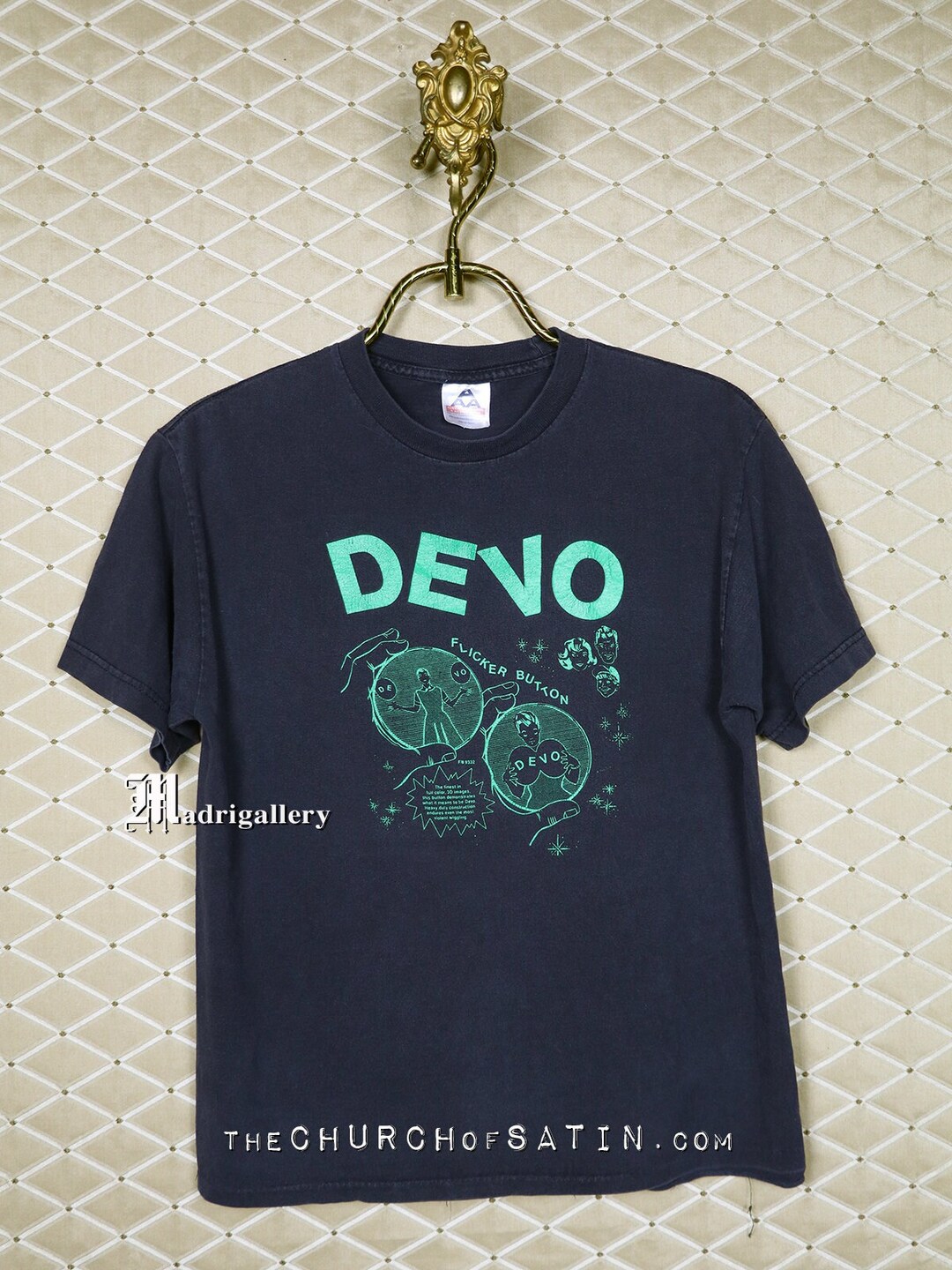 DEVO Shirt, Vintage Rare T-shirt, New Order Depeche Mode Kraftwerk Gary Numan Yaz Yello Human ...