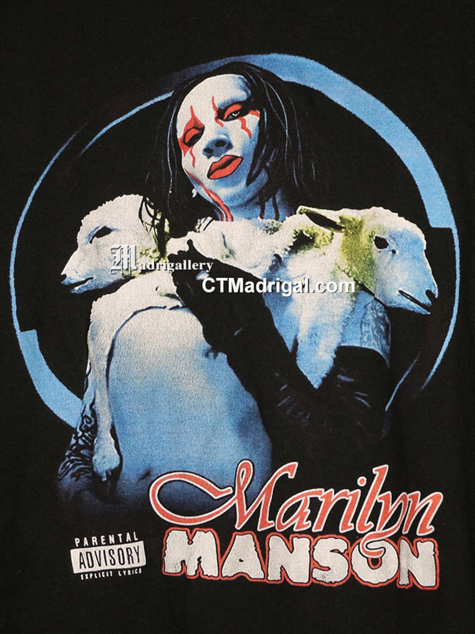 Marilyn Manson T-shirt, Vintage Rare Lamb of God Shirt, Punk Goth ...