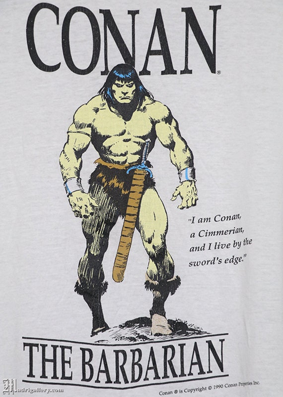 Conan The Barbarian shirt, vintage rare T-shirt Termi… - Gem