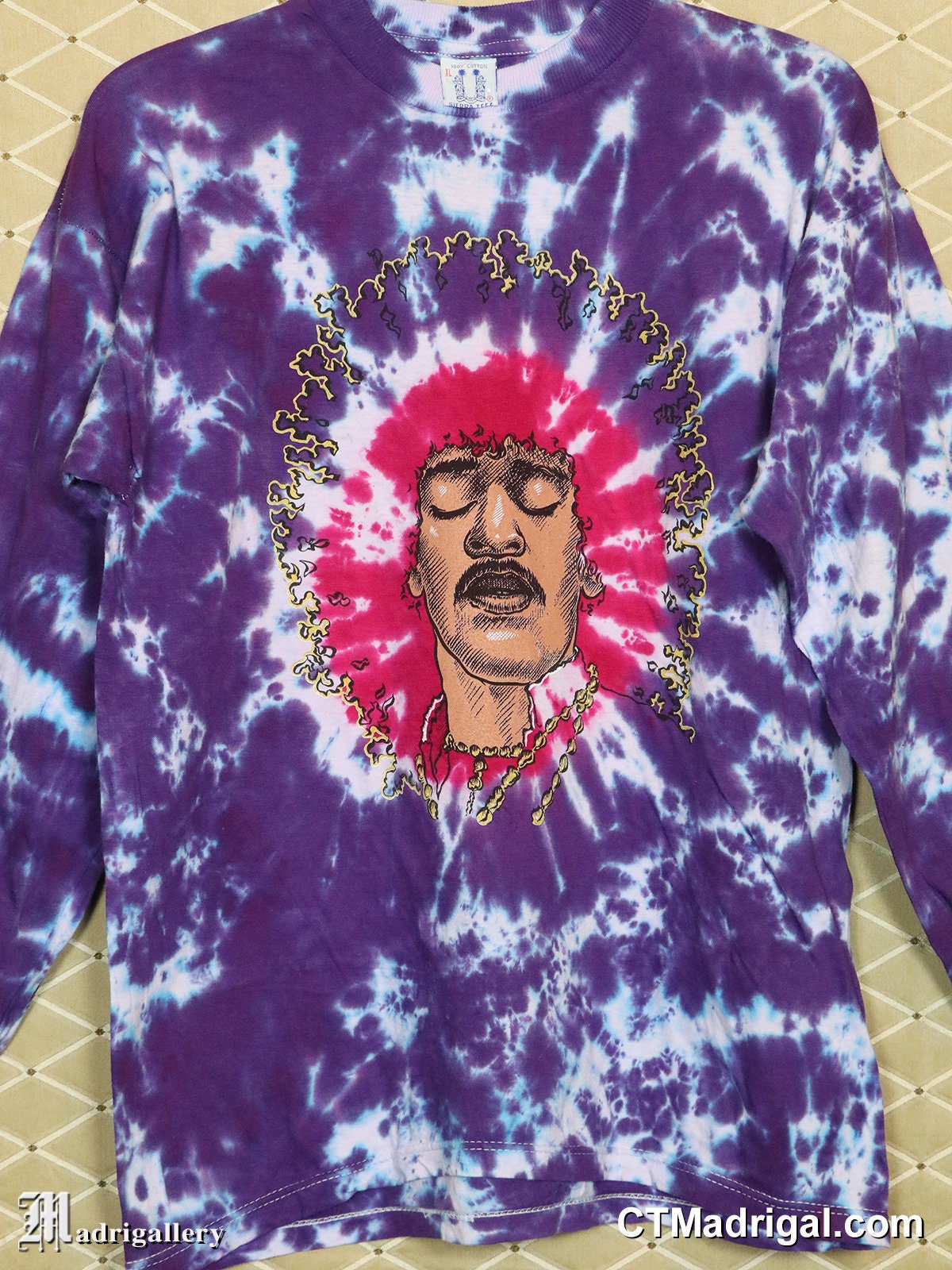 Timothy Leary rave hippie acid house trance tie dye shirt | Etsy