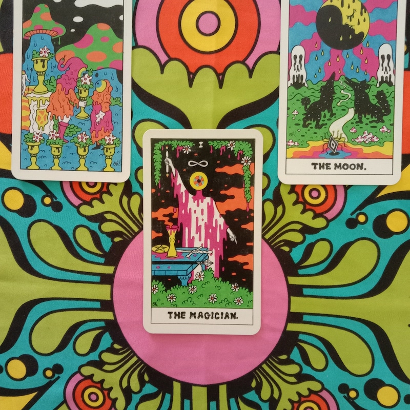 Psychedelic Tarot - Etsy