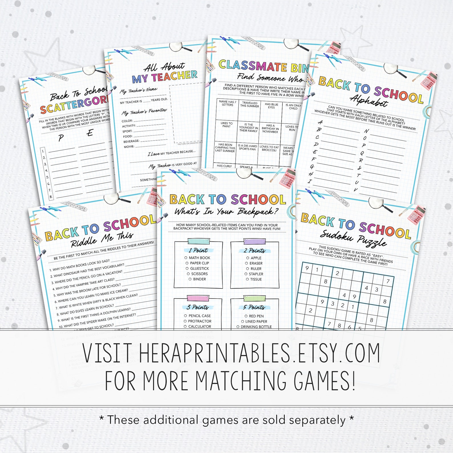 Back to School Word Scramble Printable Back to School Game - Etsy