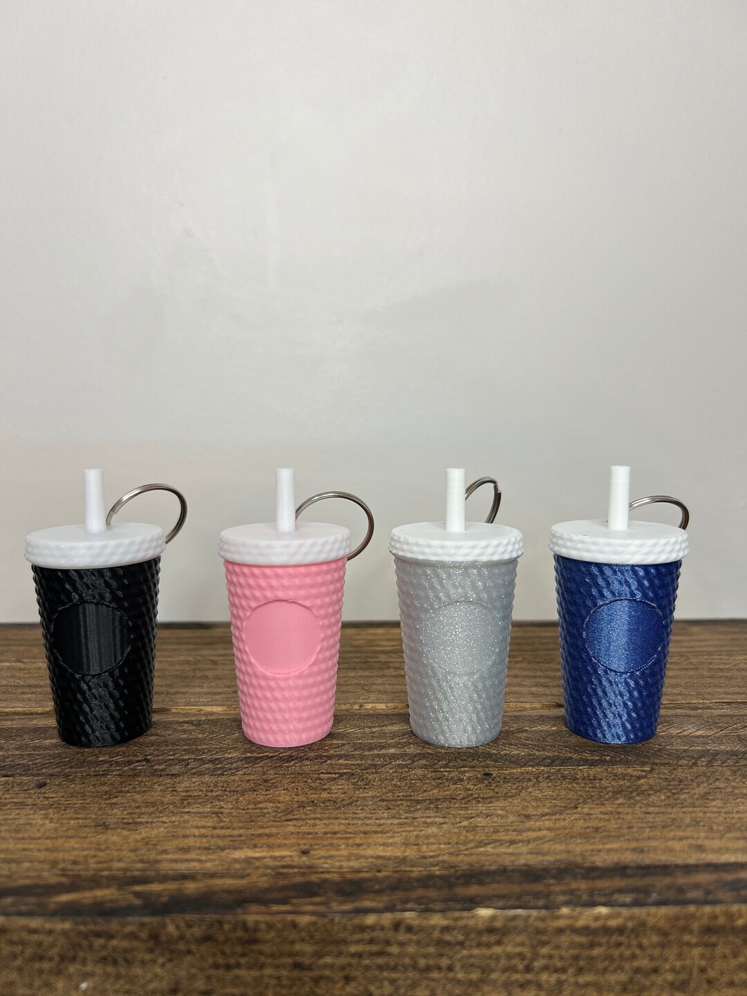 Mini Studded Mini Tumbler Keychain Studded Tumbler Charm Tiny Tumbler ...