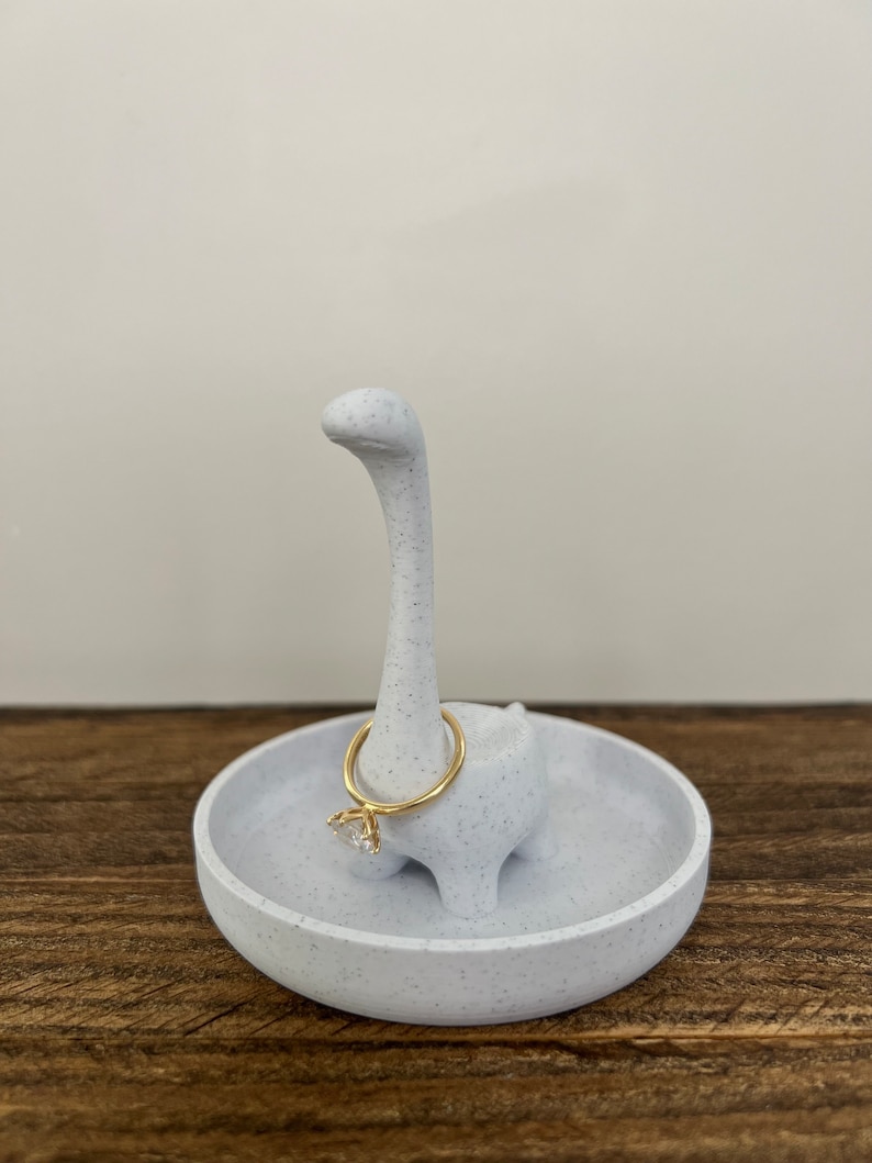 Dinosaur Jewelry Holder for Adorable Ring Display Cute Dino Ring Stand ...