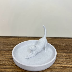 Cat Jewelry Dish Cat Ring Tray Cat Ring Holder Cat Lover's Accessory ...