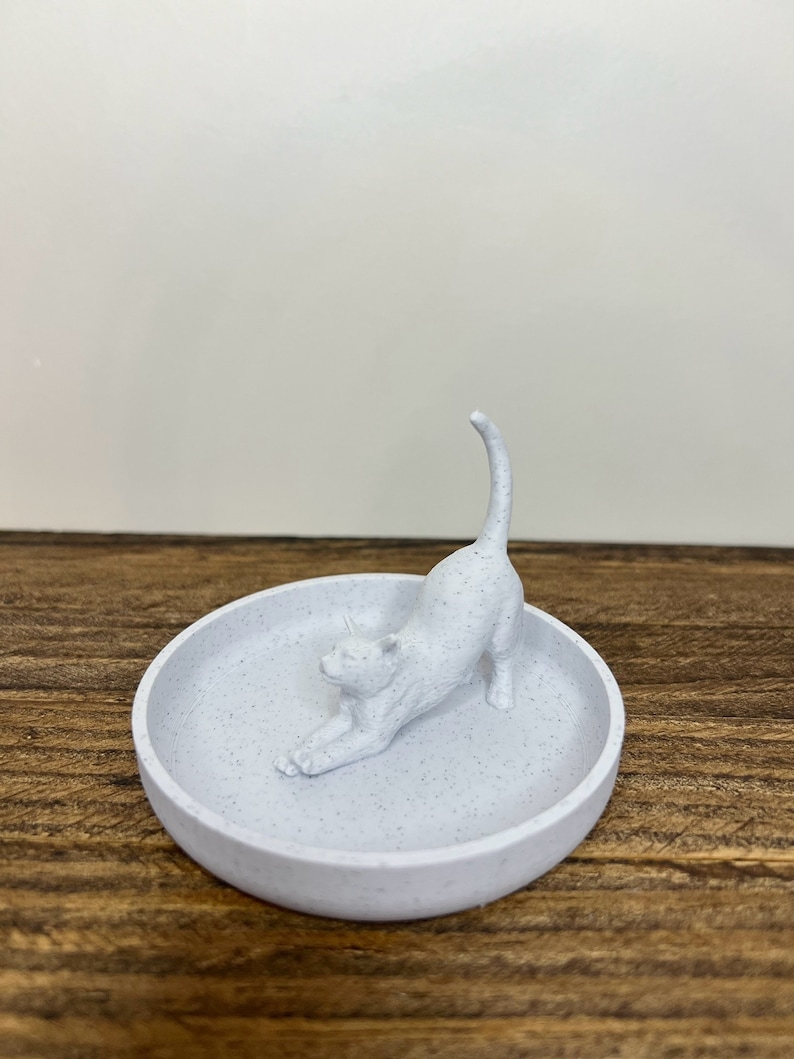 Cat Jewelry Dish Cat Ring Tray Cat Ring Holder Cat Lover's Accessory ...
