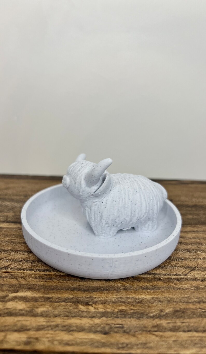 Highland Cow Ring Holder for Adorable Jewelry Organization Cute Ring ...