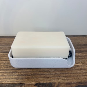 Modern Soap Dish Sponge Holder for Bathroom and Kitchen Soap Saver Soap ...