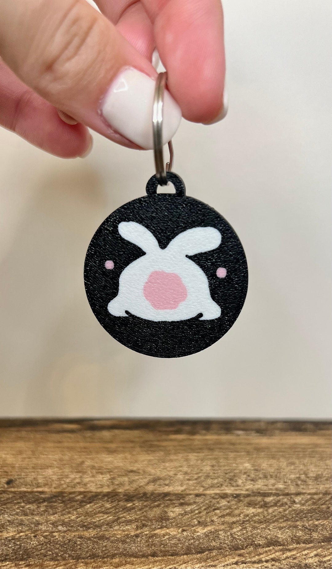 Bunny Butt Keychain for Rabbit Enthusiasts Cute Animal Keychain With ...