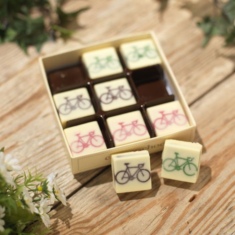 Chocolate Bicycles Colourful Chocolate Bikes Cycling Gifts | Etsy