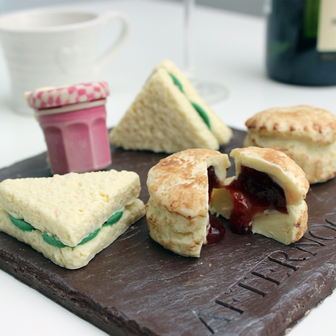 Handmade Chocolate Afternoon Tea Set: Novelty Food Gift - Etsy