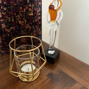 Hand Blown Glass Dancing Body Statue, Crystal Sculpture Ornaments, Art ...