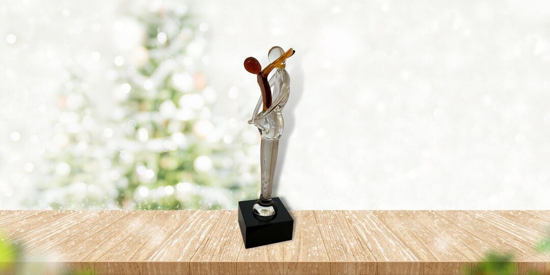 Hand Blown Glass Dancing Body Statue, Crystal Sculpture Ornaments, Art ...