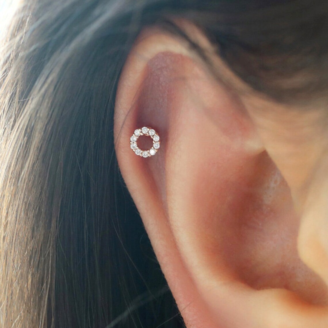 Cartilage Piercing Helix Piercing Cartilage Earring Tragus - Etsy