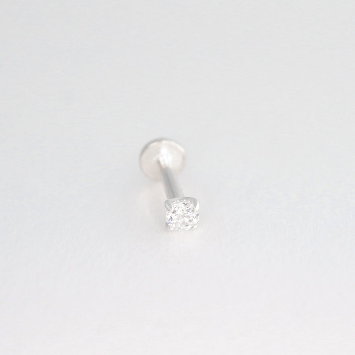 Tragus Earring 14K Gold Tragus Piercing Cartilage Earring | Etsy