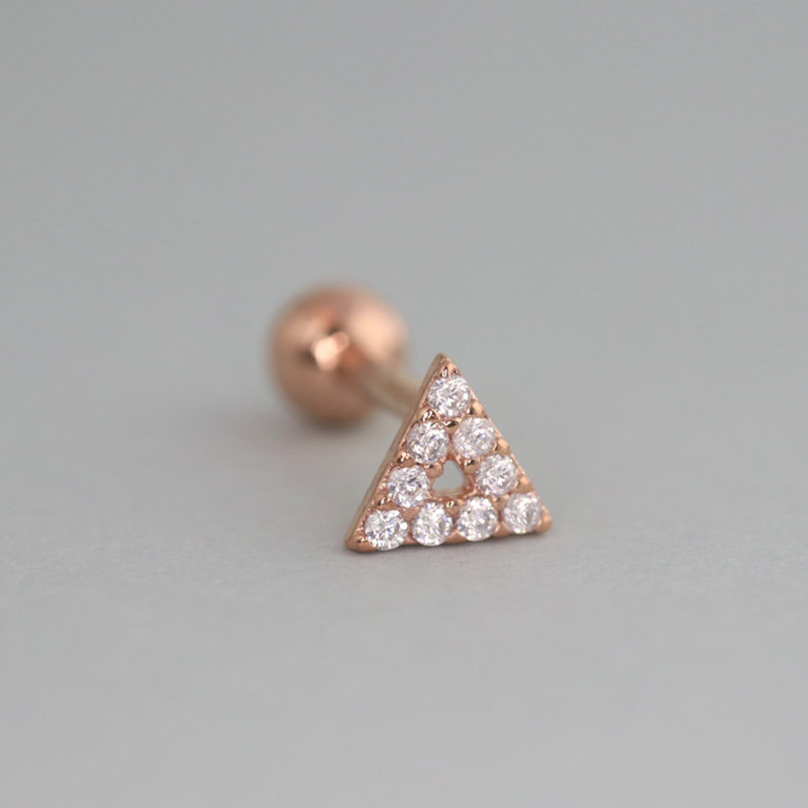 Helix Piercing Triangle Cartilage Piercing Conch Piercing - Etsy
