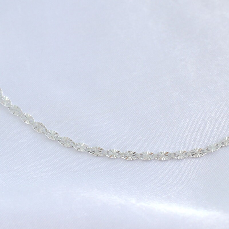 Chain Choker Necklace Sterling Silver Dainty Choker Gold - Etsy
