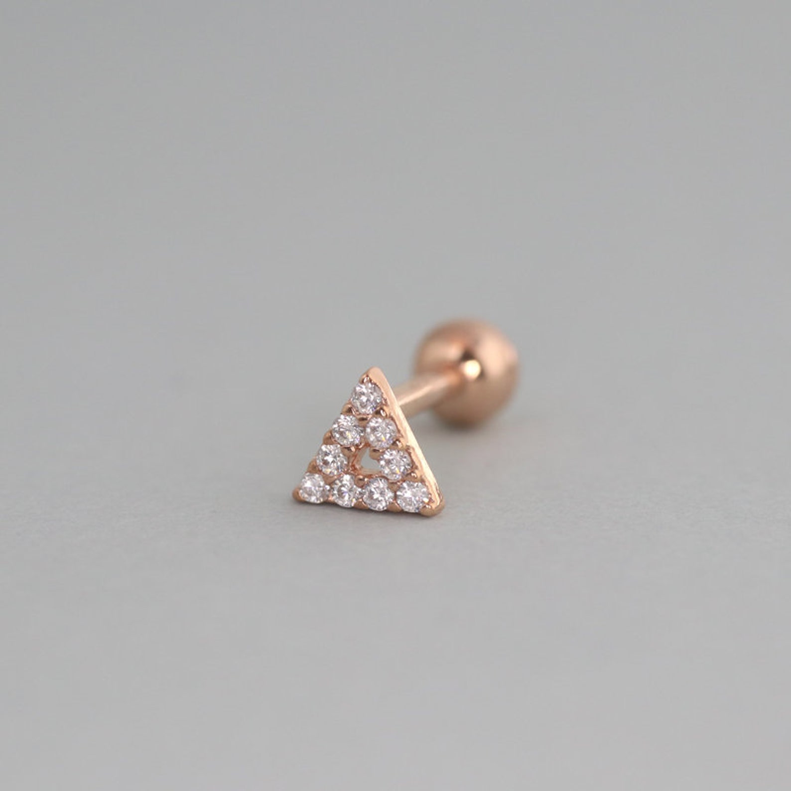 Helix Piercing Triangle Cartilage Piercing Conch Piercing - Etsy