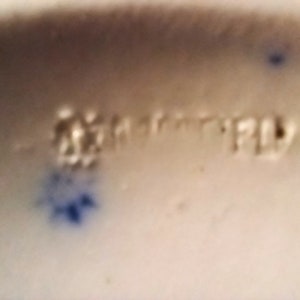 Water Jug C1800 Blue and White Pitcher Ewer Incised Marks William ...