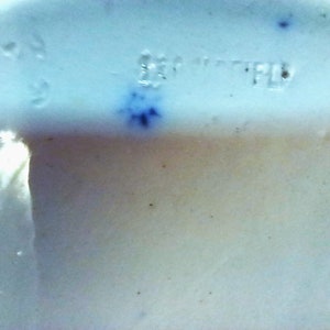 Water Jug C1800 Blue and White Pitcher Ewer Incised Marks William ...