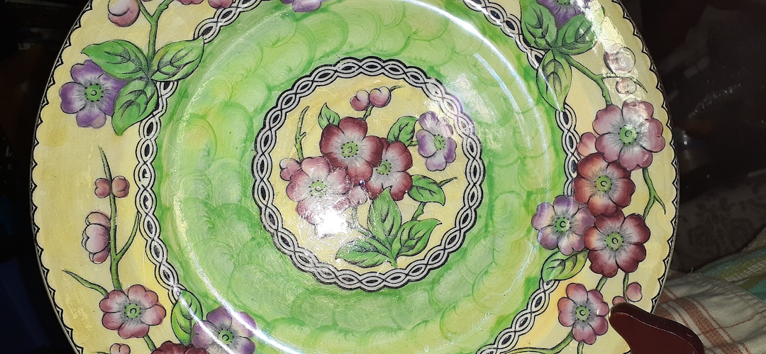 Maling Plate May Bloom Pattern - Etsy Canada