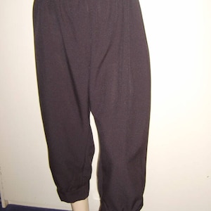 Mens Black Breeches Poor Tudor Peasant Victorian Period Fancy Dress ...