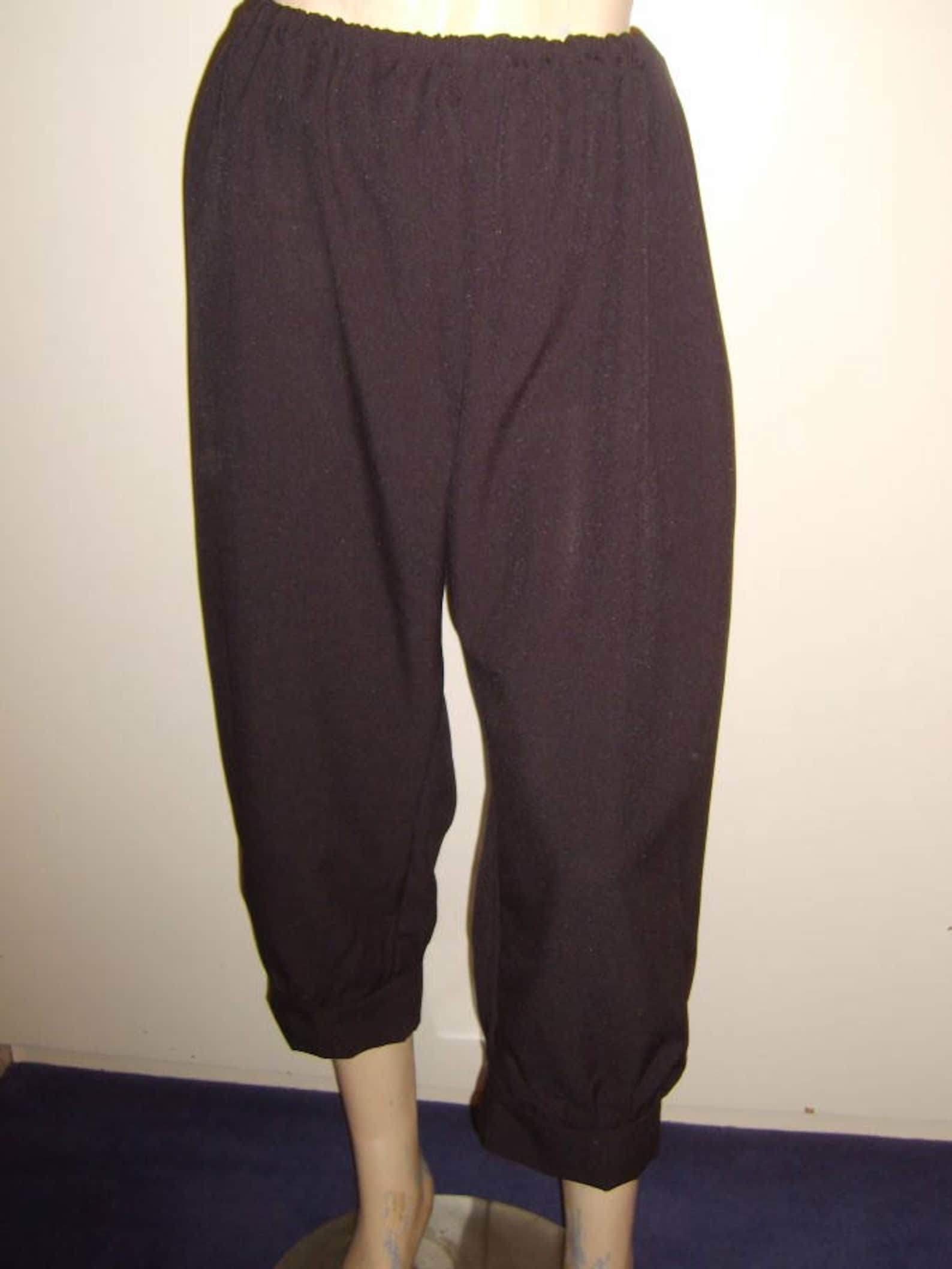 Mens Black Breeches Poor Tudor Peasant Victorian Period Fancy - Etsy