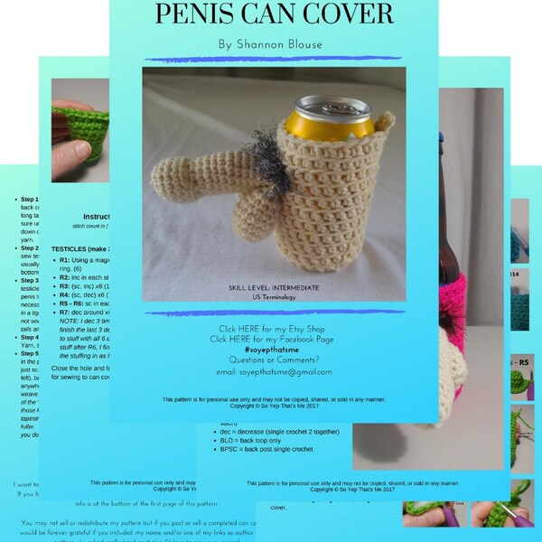 Crochet Penis Pattern - Etsy