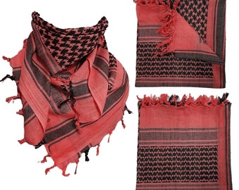Very Rare Authentic Premium Red and Cream Saudi Shemagh Classic Scarf ...