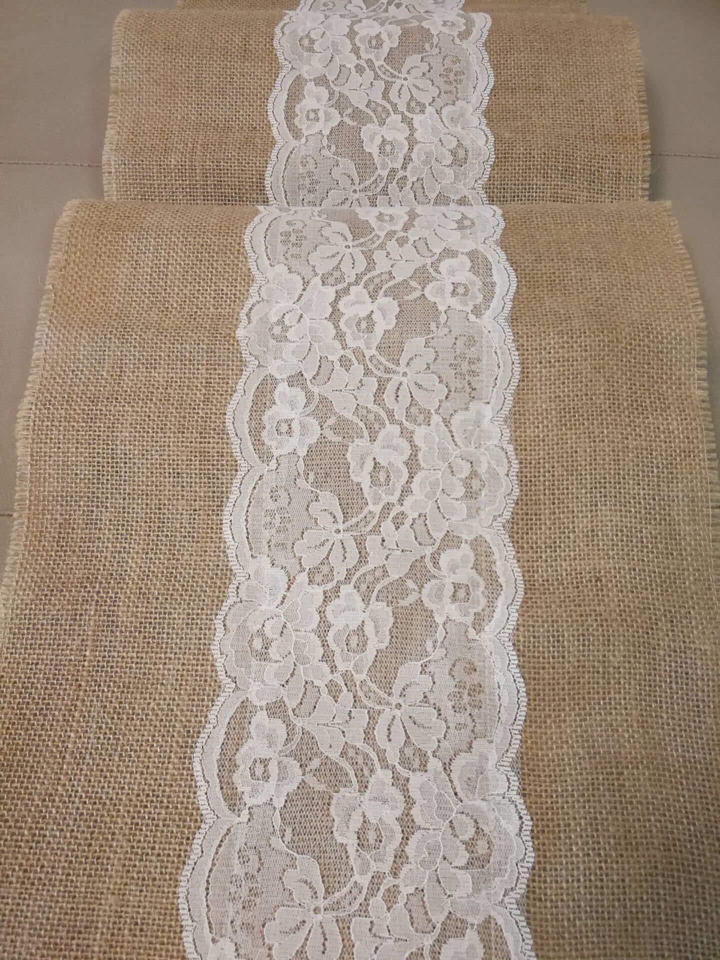 Lace Table Runner,burlap Table Runner,wedding Table Runner - Etsy