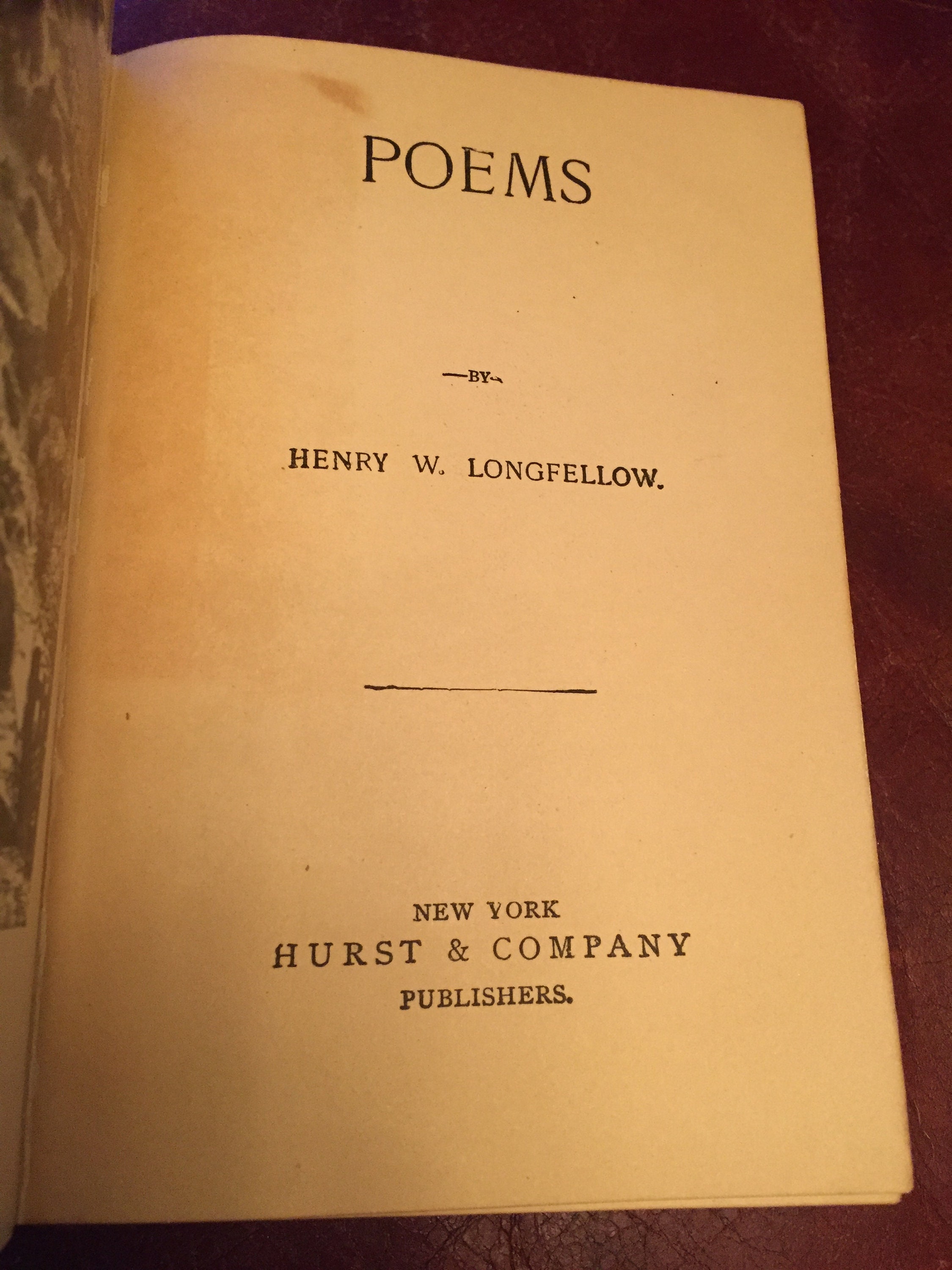 Poems by Henry W. Longfellow. Antique. Snakeskin. NewYork | Etsy