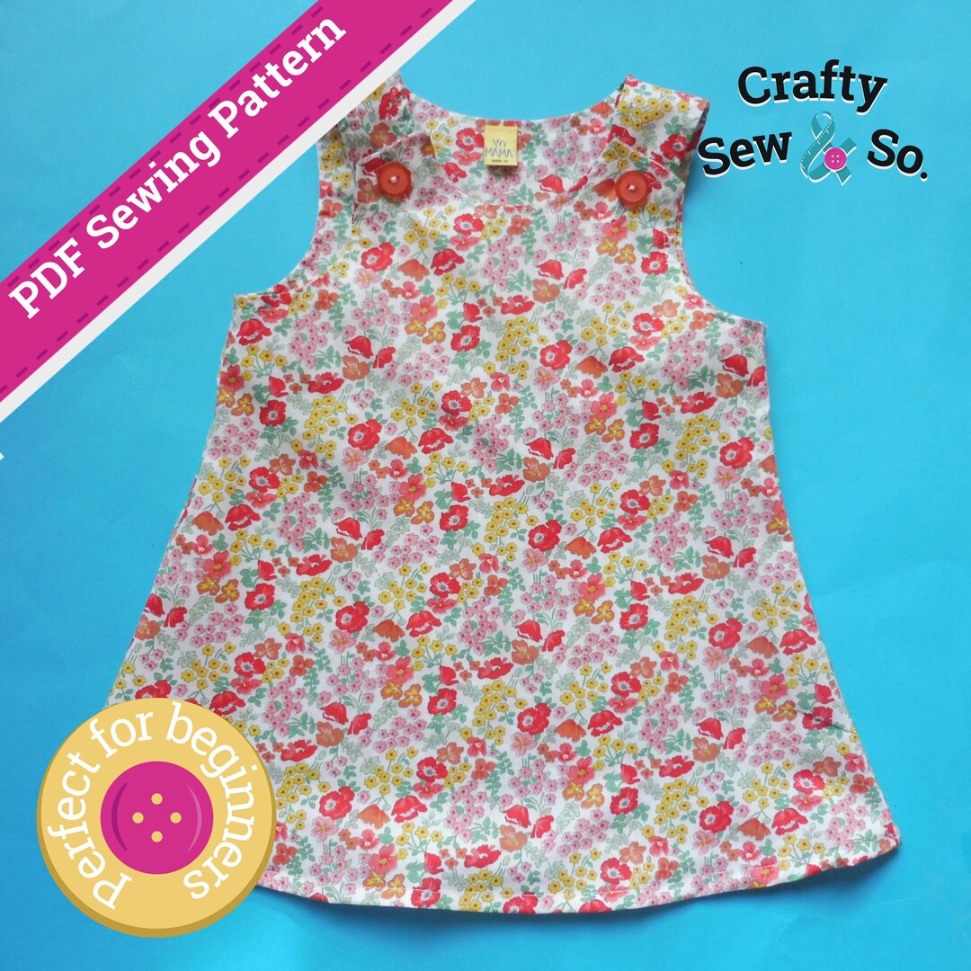 Child's Pinny Dress PDF Sewing Pattern Instant Download - Etsy