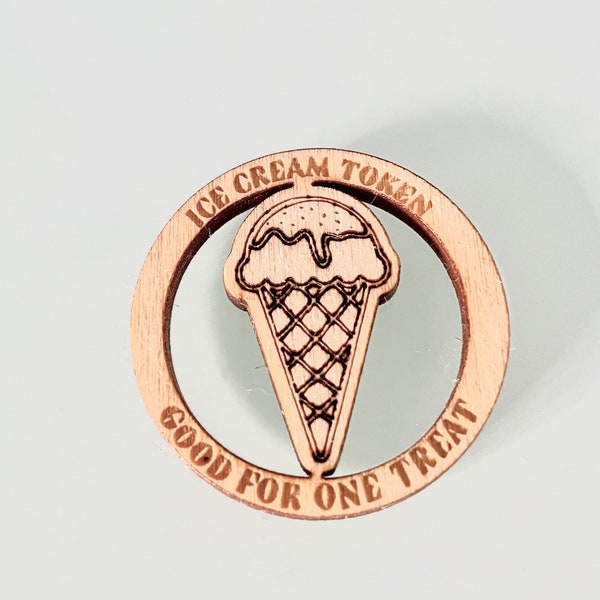 Ice Cream Token - Etsy