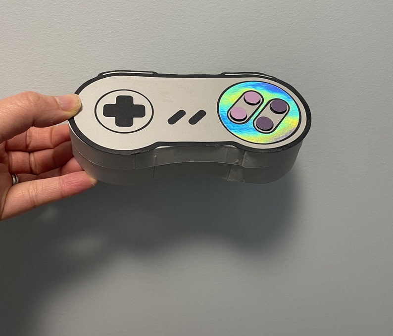 Retro Video Game Theme Favor Box, Gamer Party, Video Game Party, Fully ...