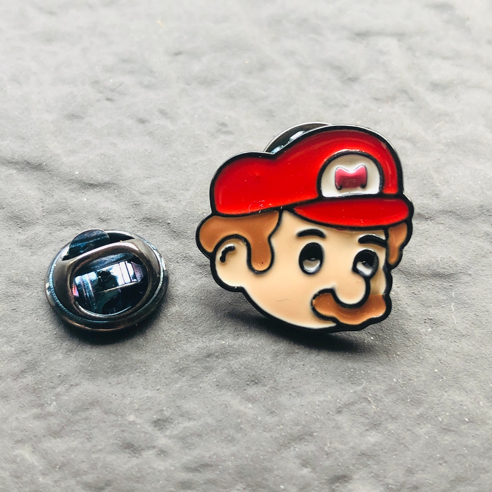 Super Mario Bros Enamel Pin Nintendo Enamel Pin Video Games Etsy