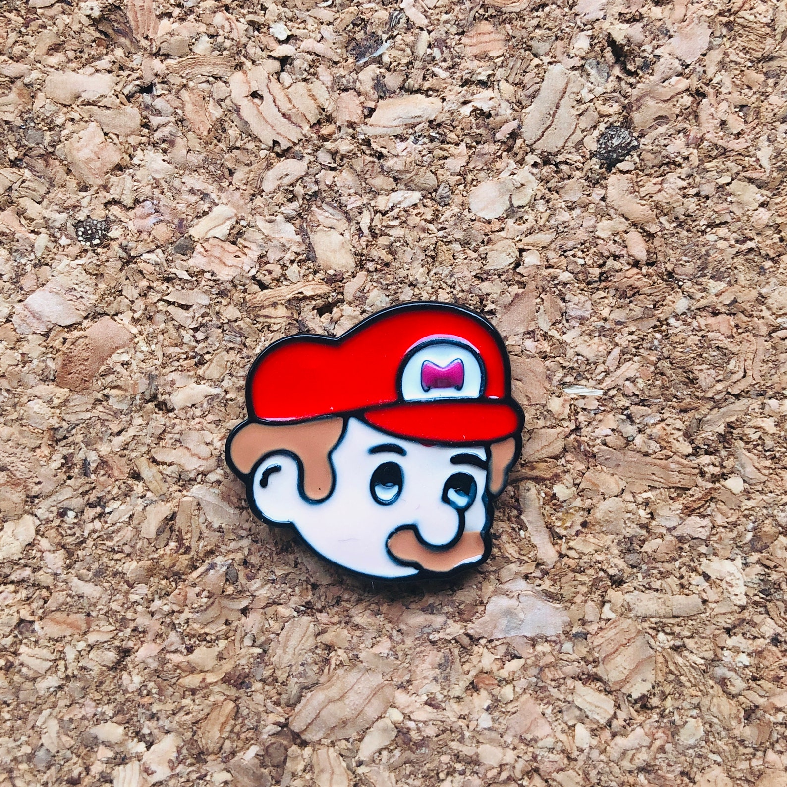 Super Mario Bros Enamel Pin Nintendo Enamel Pin Video Games Etsy