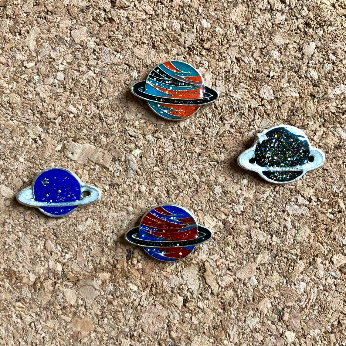 Planet Pin Saturn Pin Space Pin Enamel Pin Lapel Pins | Etsy