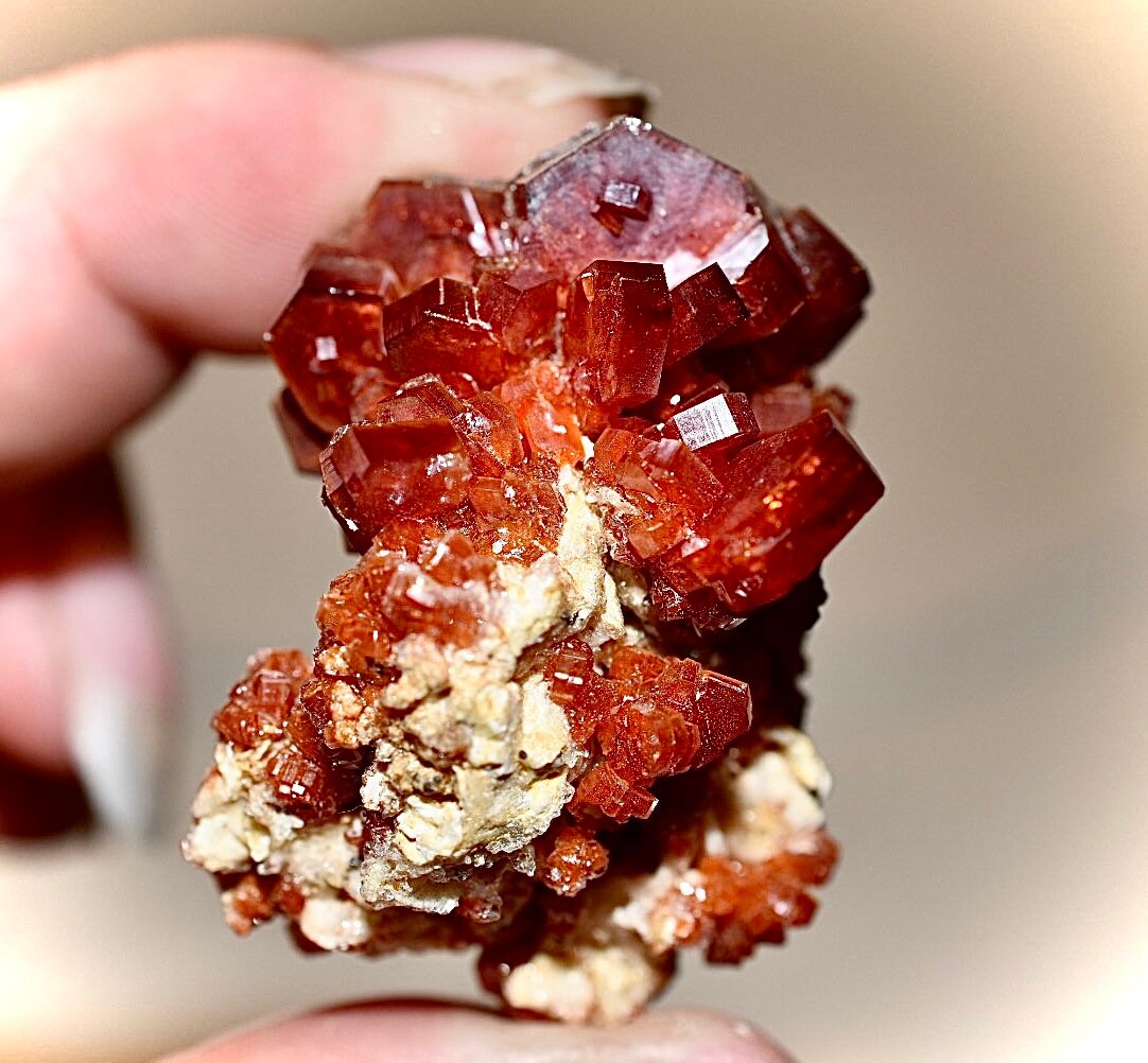 Rare Vanadinite With Calcite Coating and Large Crystals - Etsy
