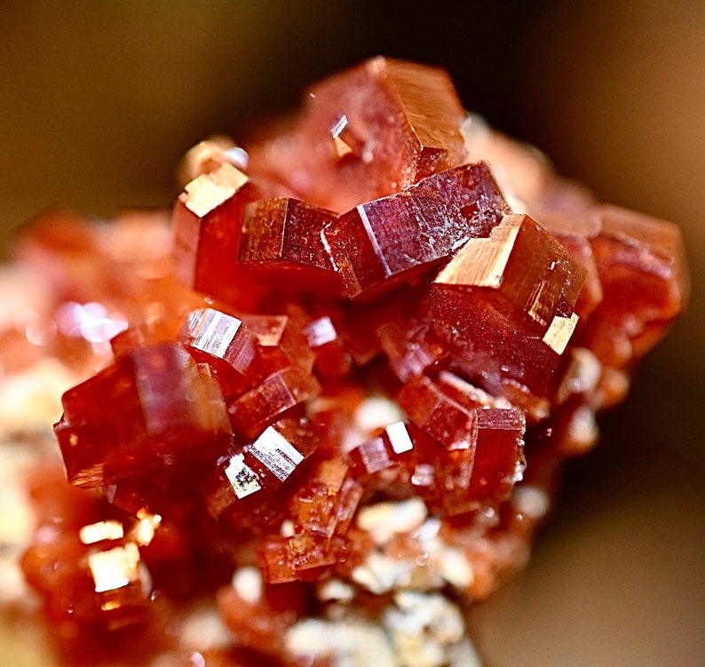 Rare Vanadinite With Calcite Coating and Large Crystals - Etsy