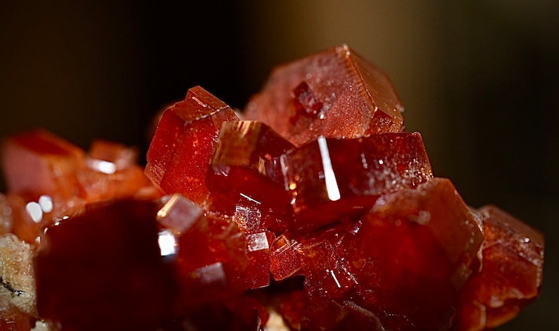 Rare Vanadinite With Calcite Coating and Large Crystals - Etsy