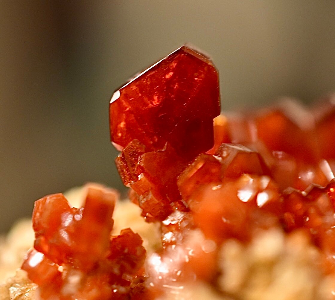 Rare Vanadinite With Calcite Coating and Large Crystals - Etsy